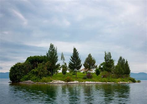 Kivu Lake Island In Rwanda