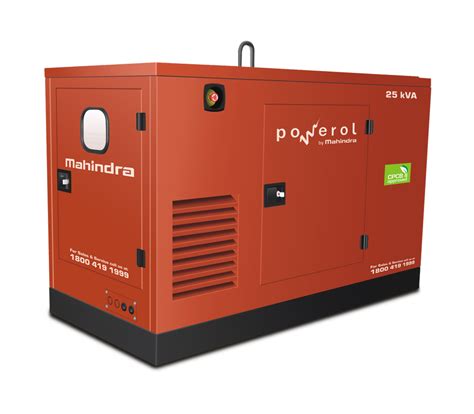 25 Kva Single Phase Mahindra Diesel Genset At Rs 300000set Silent