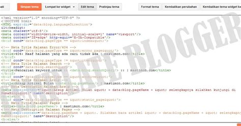 Cara Upload Atau Ganti Template Blogger Menggunakan File Xml Dan Text