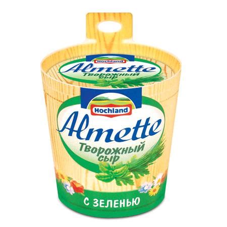 Сыр плавленый ХОХЛАНД Альметте творож. с зеленью без змж 150гр доставка ...