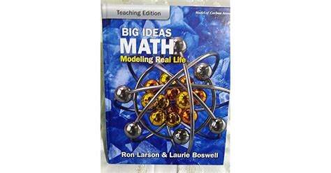 Big Ideas Math Modeling Real Life Grade 8 Teaching Edition By Ron Larson