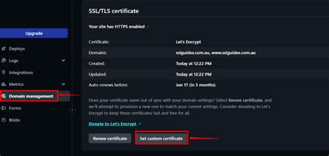 Netlify Custom SSL Configuration And Installation Guide