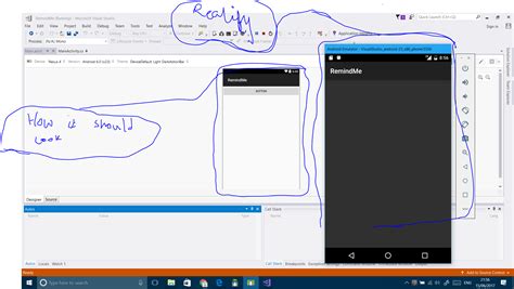 C App Ui Builder In Visual Studio Android Development Doesnt Work