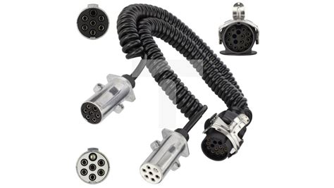 Spiralny Adapter Kablowy Qly S Do Naczepy 24v Wtyk 15 Pin 2 Metalowe
