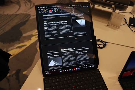 Lenovo Thinkpad X1 Fold Hands On Foldable All Rounder Presented