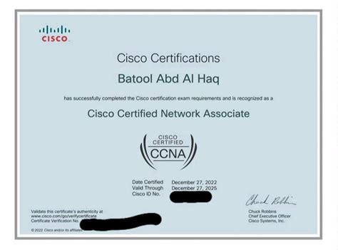 Batool Abdalhaq On Linkedin Ccna Cisco Certificates