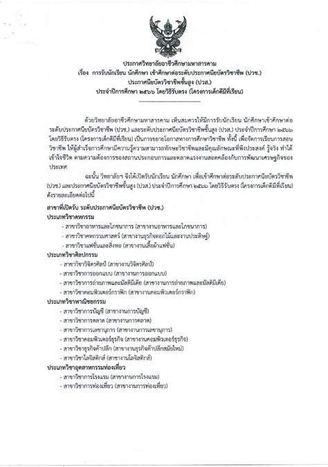 ประกาศรับนักเรียน นักศึกษา ประจำปีการศึกษา 2566 รับตรง วิทยาลัยอาชีวศึกษามหาสารคาม