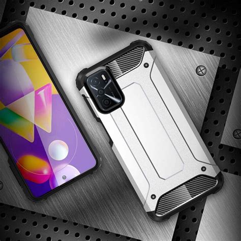 Калъф за телефон за Oppo A16 / A16S, Hybrid Armor, Techsuit, черен ...