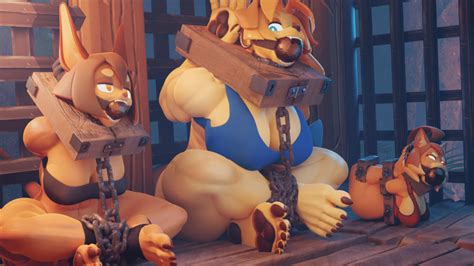 Rule 34 65 Anthro Bondage Bound Canid Canine Canis Ceehaz Dobermann