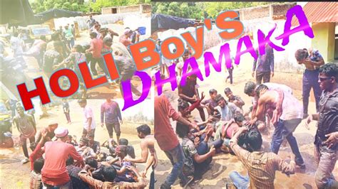 Holi Celebration At Villagedesi Holi Masti Youtube