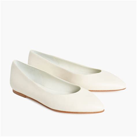 Womens Viva Ballet Flat In Ivory Leather Thursday