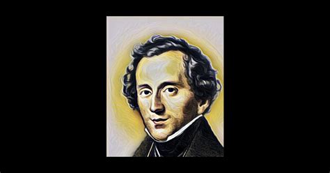 Felix Mendelssohn Yellow Portrait Felix Mendelssohn Artwork 10