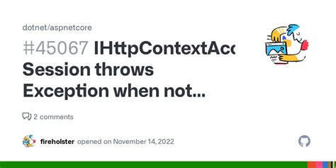 Icontextaccessorhttcontext Session Throws Exception When Not