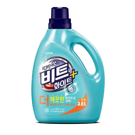 라이온 비트 액체세제 화이트 플러스 용기 드럼 3l 배민 장보기∙쇼핑