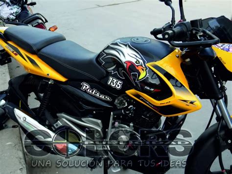 Calcomanías Para Motos Pulsar 135 Diseños Personalizados Full Time Motos