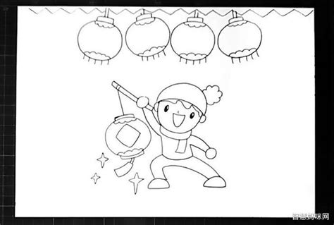 灯笼小人简笔画简单（热门11张） 简笔画图片大全