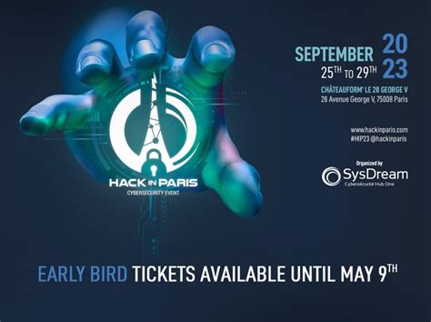 Hack In Paris On Linkedin Hip23 Cyber Event Security Conf Workshops Challenges Ctf