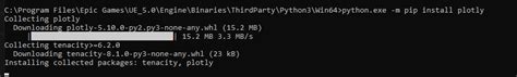 How To Install Plotly Into The Python Plugin For Ue5 Using Cmd R