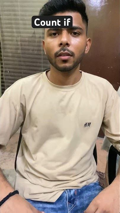 Count If Use In Excel Interview Important Shorts Trending Short Youtube