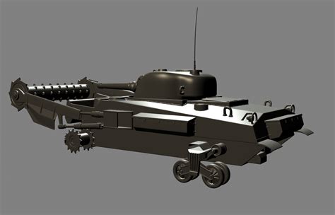 M4 Sherman Crab Tank — Polycount