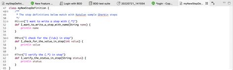 Work With Bdd Feature Files In Katalon Studio Katalon Docs