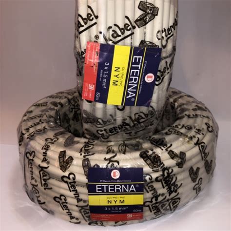 Jual KABEL LISTRIK ETERNA NYM 3x1 5 Shopee Indonesia