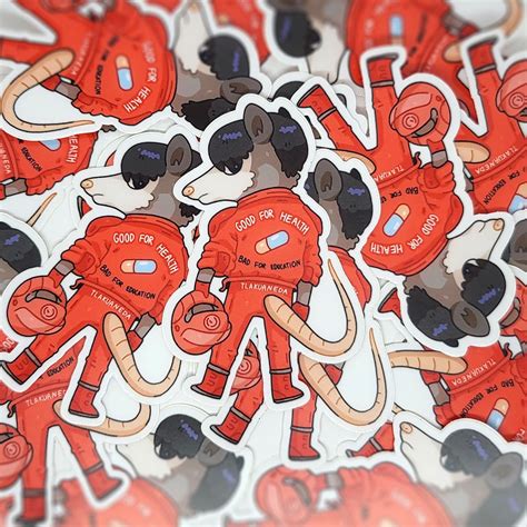 Kaneda Akira Possum Sticker Akira Anime Waterproof Vinyl Etsy