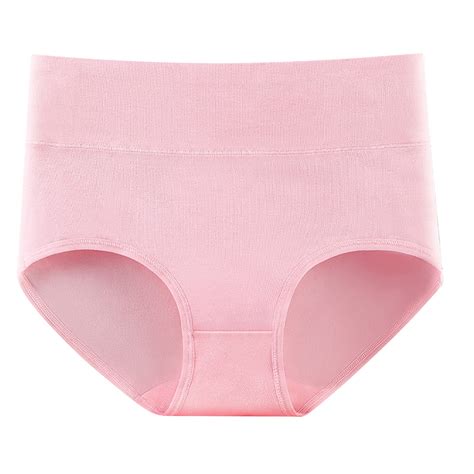 Taqqpue Womens Underwear Solid Plus Size Tummy Control Hip Lift