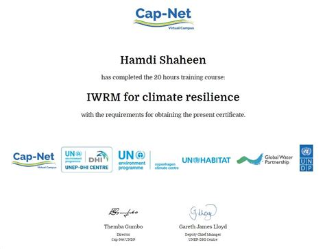 Hamdi Shaheen On Linkedin Iwrm Watermanagement Climateresilience