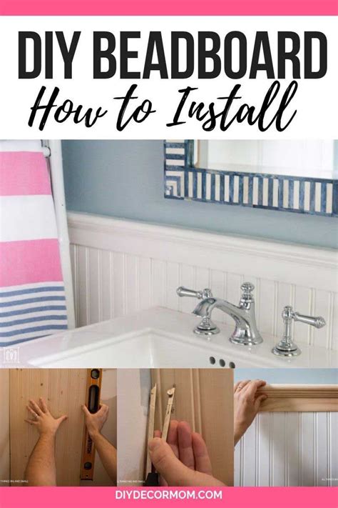 Beadboard Bathroom How To DIY Beadboard That Looks Professional