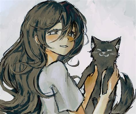 Mari Mari And Mewo Omori Drawn By Lulu Blululu Danbooru