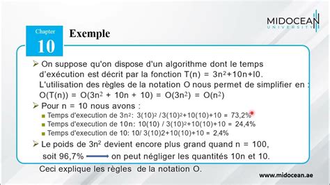 Structure De Données Et Algorithmes Le Cours 10 Complexité Et Récursivité Midocean University