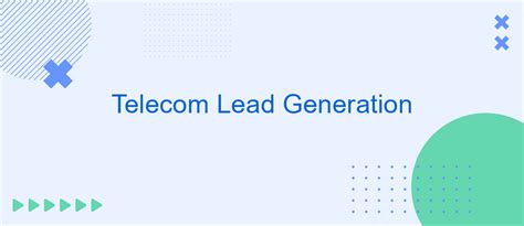Telecom Lead Generation Savemyleads