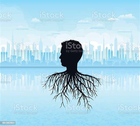 헤드 Roots 가계도에 대한 스톡 벡터 아트 및 기타 이미지 가계도 도시 유기농 Istock