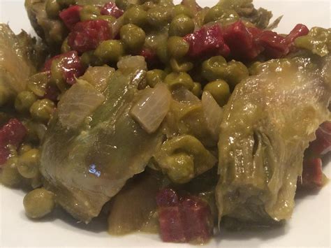 Alcachofas Y Guisantes Con Jamón En Olla Gm Ollas Gm
