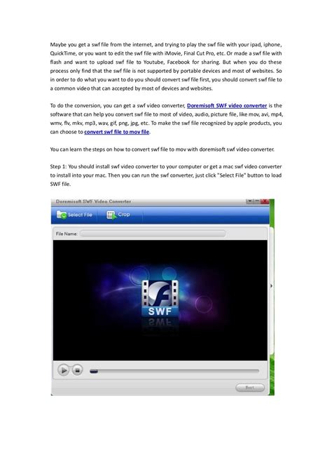 convert swf to flv with swf to flv converter for mac mainmultifiles