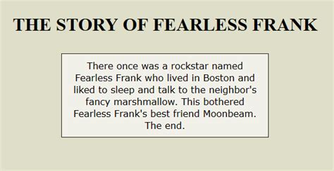 Php Madlib • Programming Is Fun