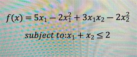 Solved Operations Management Nonlinear Programmingfx