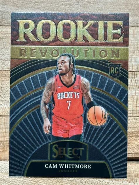 Cam Whitmore 2023 24 Panini Select Rookie Revolution Rc 24 Houston