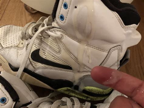 Massive Cum On My Nike Force Command Sneakers ThisVid Com
