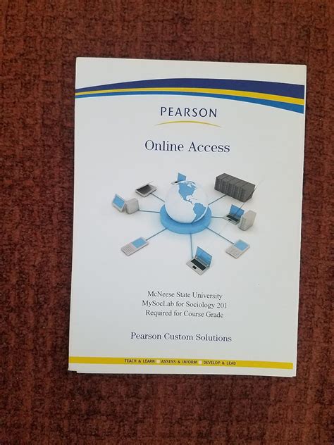Pearson Mysoclab Online Access Code Pearson 9780558921651 Books