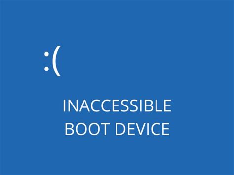 How To Fix Inaccessible Boot Device Error On Windows