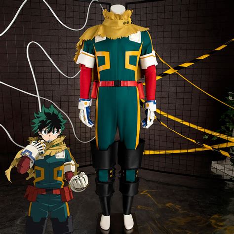 My Hero Academia Izuku Midoriya Dekus Zeta Suit Cosplay Costume Gcosplay