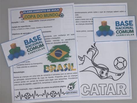 Planos de Aula Copa do Mundo 2022 Catar BNCC Educação e Transformação