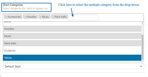 How To Assign Size Chart To Single Or Multiple Products Categories