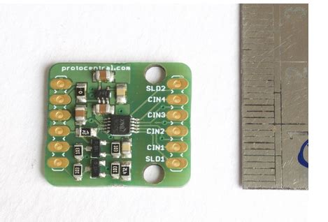 ProtoCentral FDC1004 Capacitance Sensor Breakout Board At 1695 Piece Breakout Board In