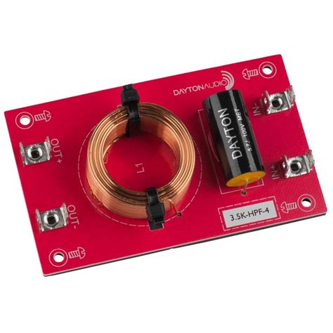 Dayton Audio K HPF High Pass Speaker Crossover Hz DB