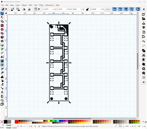 [inkscape] วิธีการ กลับสี Pcb เพื่อใช้งานในการฉายแสง Pcb แบบ ฟิลม์ Maker Witawat