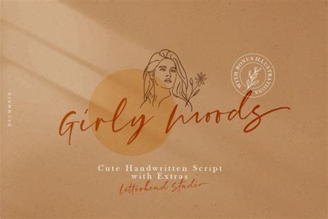 Girly Moods Script Font Dafont Free