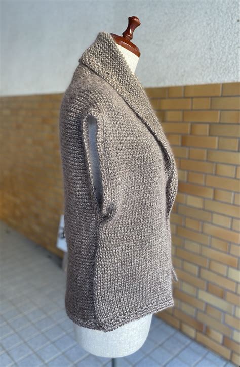 キラキラ糸のベスト あみものや工房ブログ